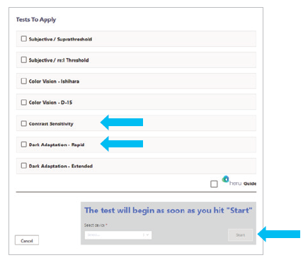 How to Perform a Dark Adaptation Test